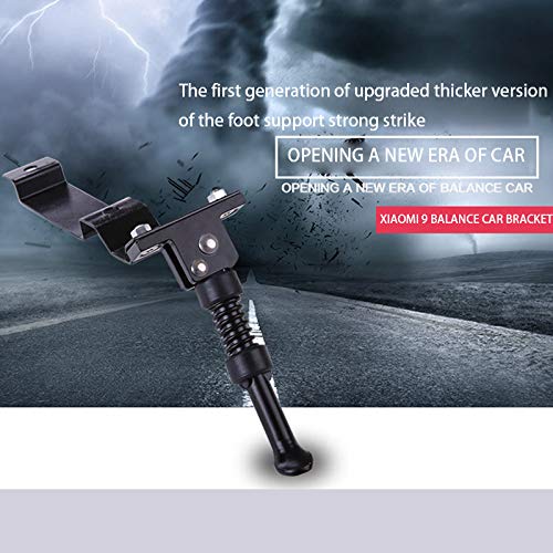 Konesky Scooter Kickstand, Portable Mini Parking Stand, Aluminum Alloy Foot Support Bracket for Xiaomi 9/9Plus Balance Car Ninebot Mini Pro Scooter 4.52 X 2.16 inch