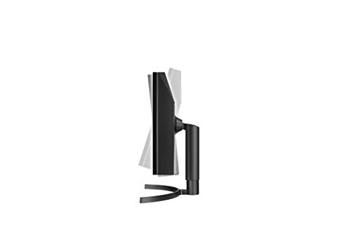 LG 34WL85C-B UltraWide 34” 21:9 Curved WQHD (3440 x 1440) IPS Display, sRGB 99% Color Gamut, HDR 10, Height / Tilt Adjustable Stand – Black