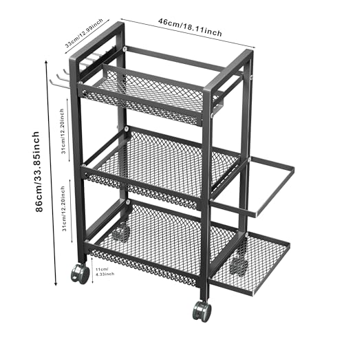 Weight Storage Racks, Workout Equipment Storage Rack, Space Saving Fitness Exercise Organization for Kettlebells, Foam Rollers, Yoga Blocks, Dumbbells MK153