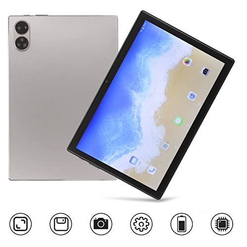 Naroote Office Tablet, 10.1 Inch Dual Camera HD Tablet for Travel 4G LTE (US Plug)