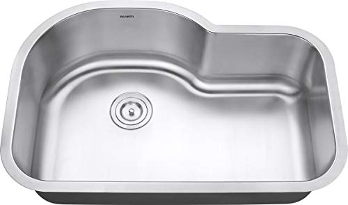 Ruvati RVM4700 Undermount 16 Gauge 31.5" Kitchen Sink Single Bowl