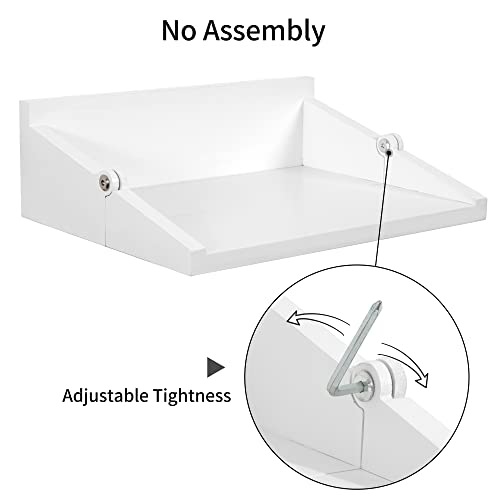 SUMGAR Modern ππ‘π€ππ©ππ£π ππππ‘π Wall Shelf Romantic and Cute Metal Decorative Storage Design ππ‘π€ππ©ππ£π πππππ©π¨π©ππ£π for Living Room Bathroom Bedroom Gifts (White)