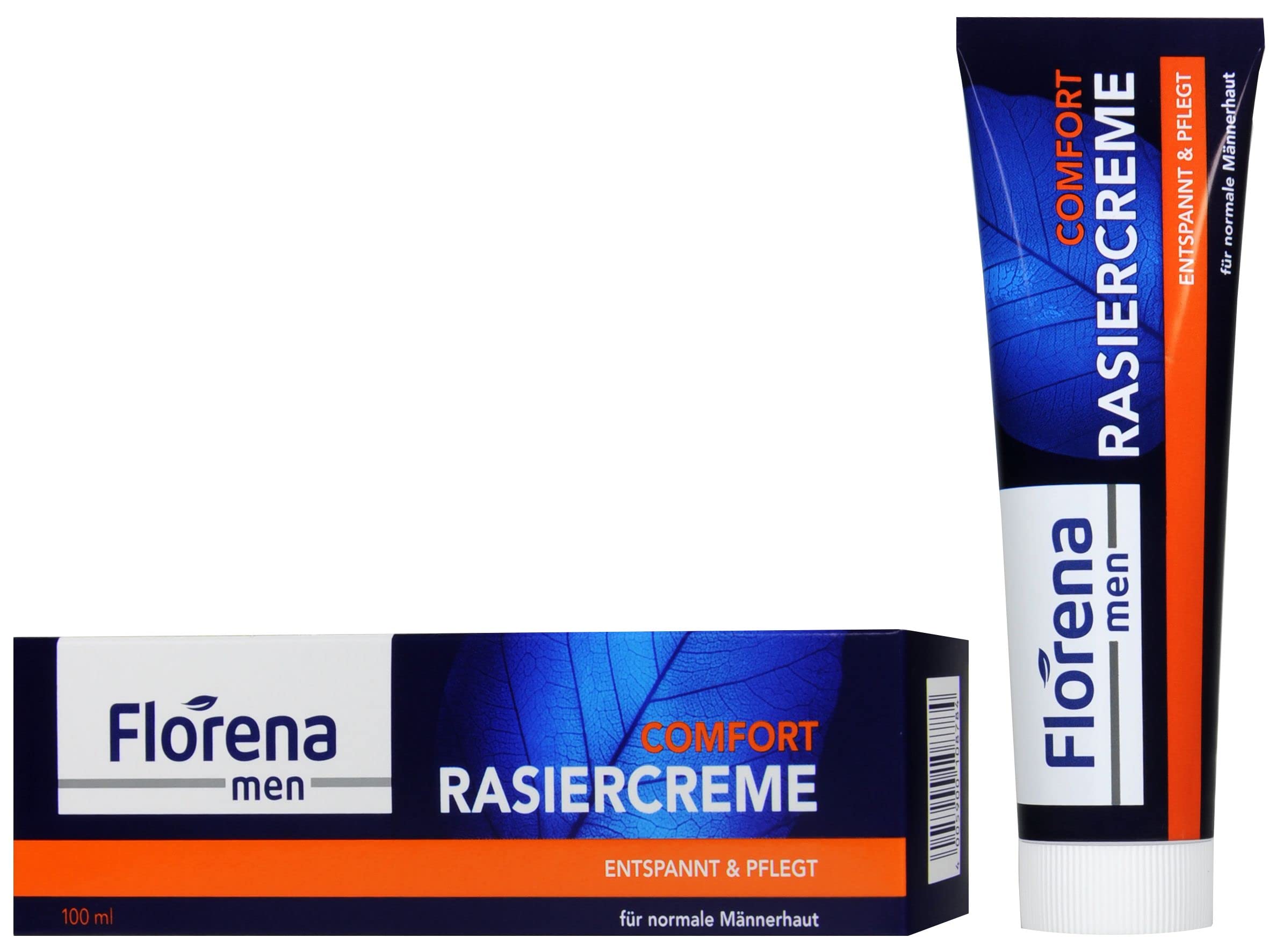 Selen Florena Comfort Shaving Cream With Vitamin E for Nourshing and Relaxing Skin 100 ml /3.38 Oz white