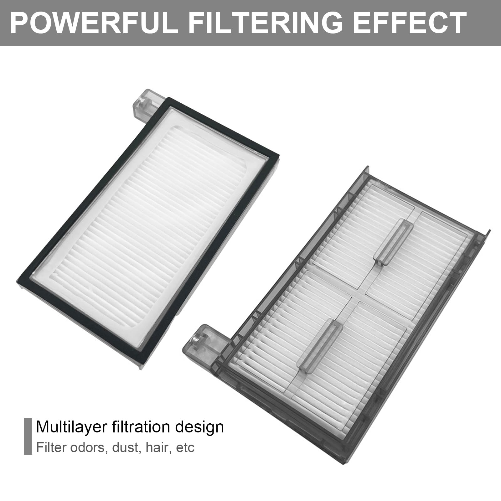 Suitable for eufy X8 Pro Robot Vacuum Accessories main rolling brush Edge brush filter mop dust bag (1 rolling brush +2 filter +2 mop +4 side brush +3 dust bag)