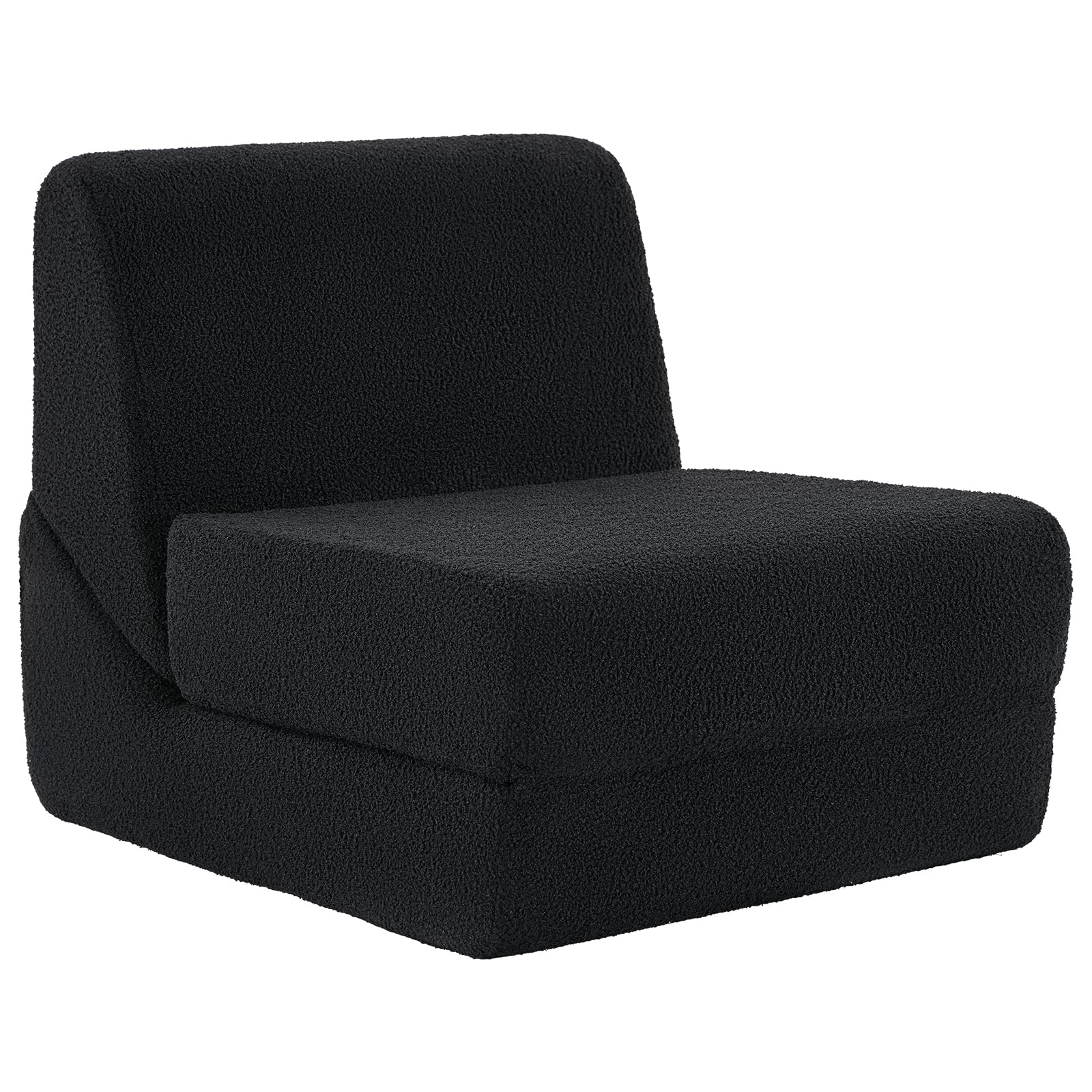 SUKIDA Folding Couch Convertible Sofa Bed Lounger Folding Sleeper Sofa Floor Lazy Sofa, High-Density Memory Foam Sleeper for Living Room Bedroom Guest Room Home Office Playroom