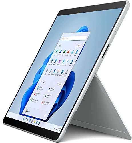 Microsoft 13" Multi-Touch Surface Pro X, SQ1, 8GB RAM, 128GB SSD, PixelSense Display, Adreno 685 GPU, Bluetooth 5.0, Windows 11 Pro (Wi-Fi Only, Platinum) (Renewed)