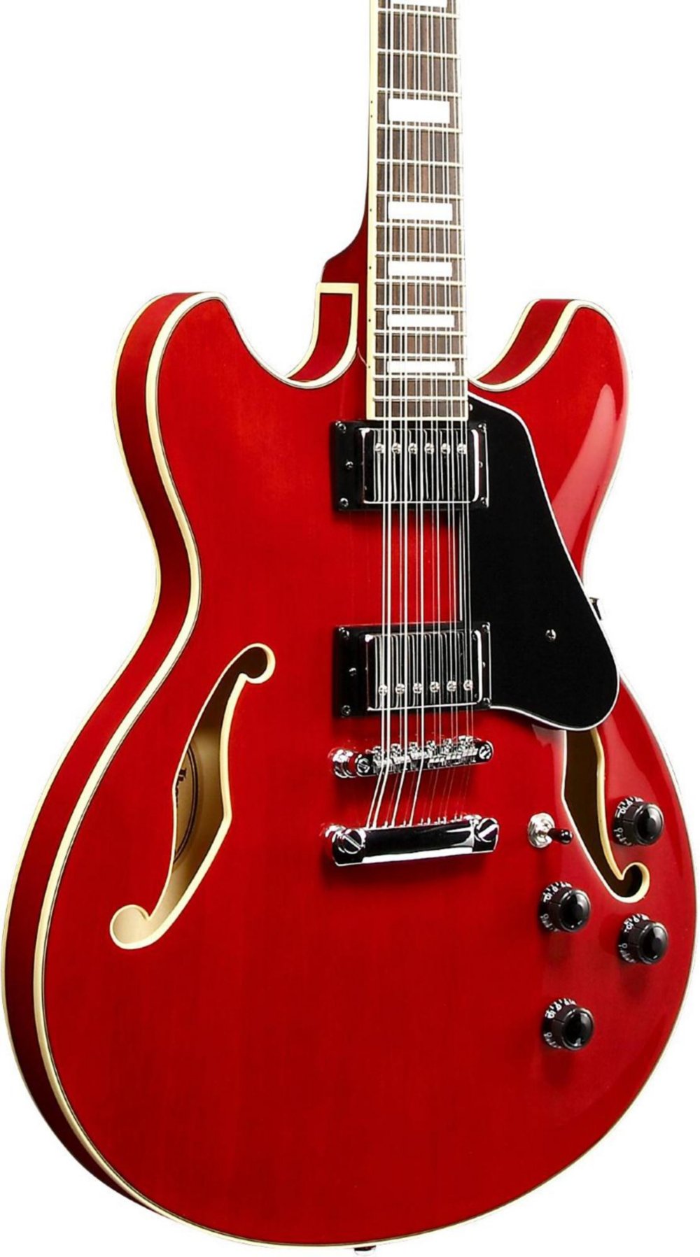 Ibanez Artcore AS7312 Semi-Hollow 12-String - Transparent Cherry Red