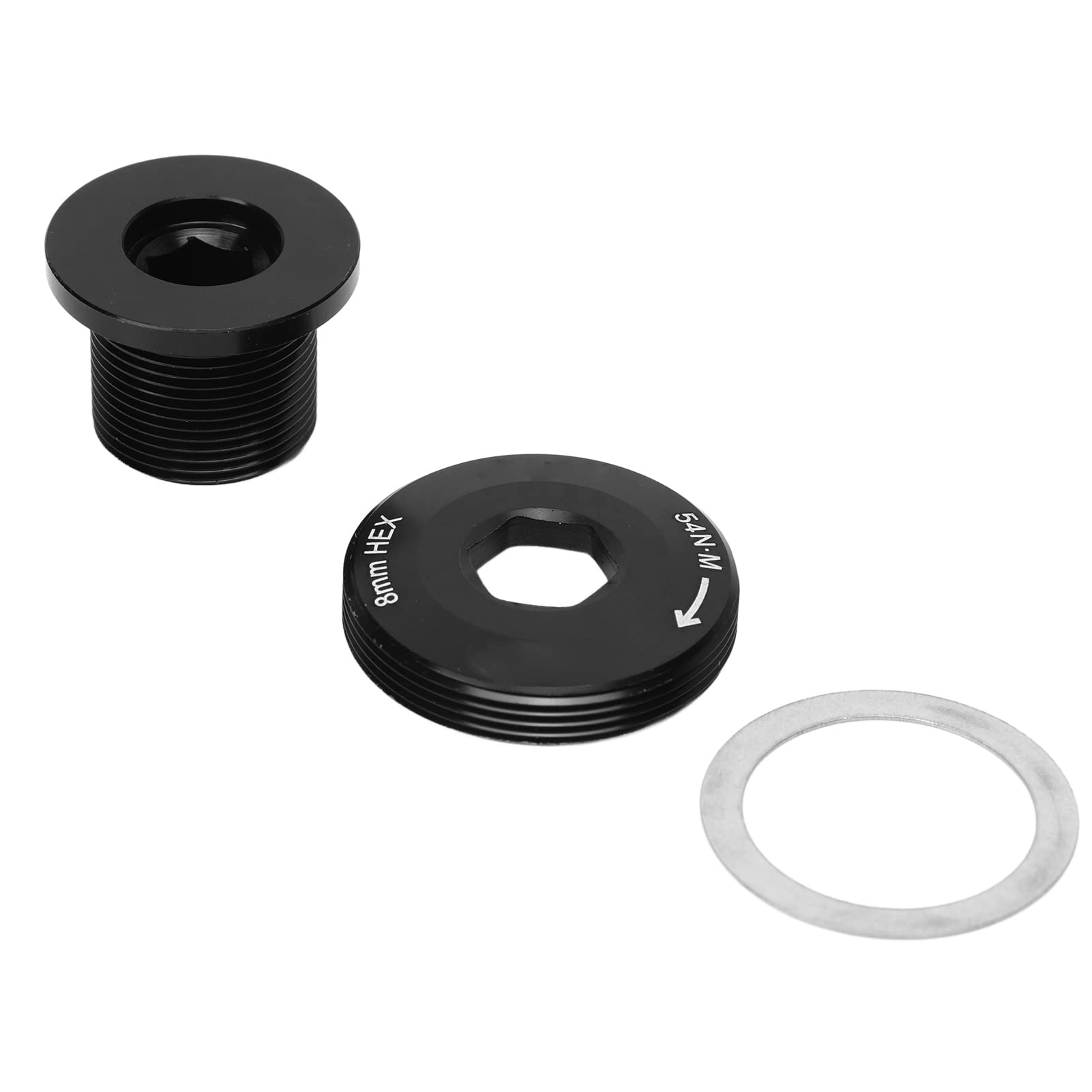 Road Bike Self Extracting Screw, Aluminum Alloy Crank Arm Bolt 8mm Robust Lightweight M18 M30 Stable for GX for XX1
