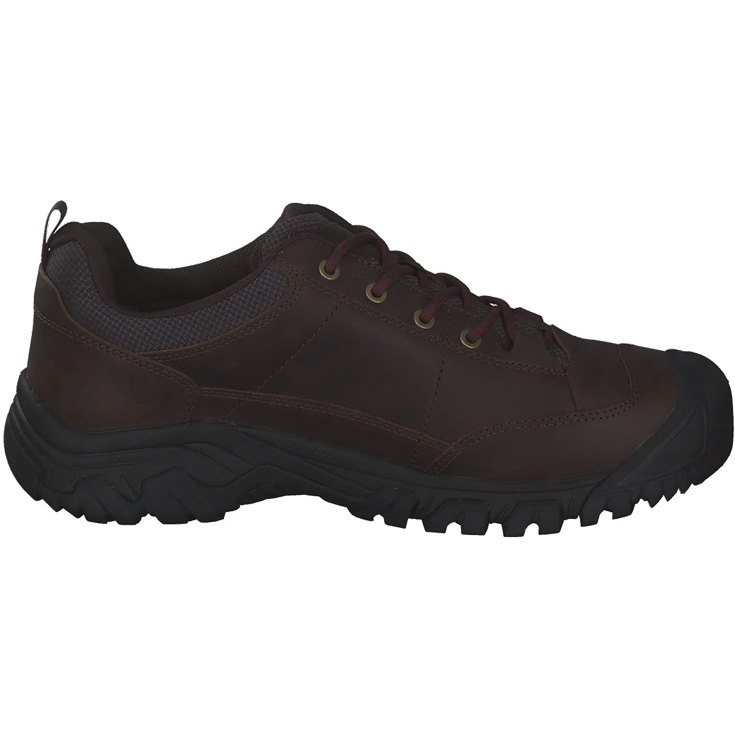 KEEN mens Targhee 3 Casual Leather Hunting Shoe, Black Olive/Harvest Gold, 12 US