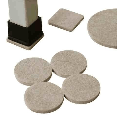 YYCRAFT Stiff Thick Felt Sheets Furniture Felt Pad to Protect Hardwood Floors from Scratches 9 X 12 Inch - 5 Pack,Black (Thickness:5mm)