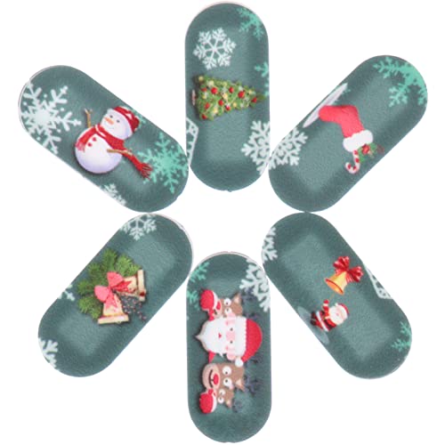 UKCOCO 6pcs Christmas Camera Cover Webcam Blocker Stickers Camera Protector Cover Webcam Privacy Cover Webcam Cover Slide Christmas Webcam Cover Slider Compatible Protection Cap Abs