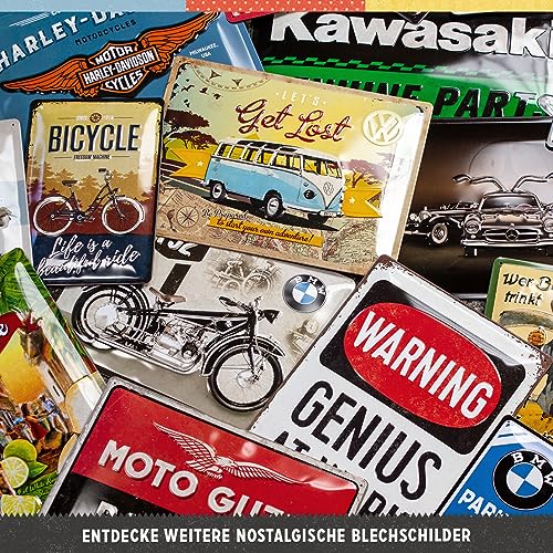 Nostalgic-Art 22257 Open Bar-Whiskey, Tin Sign, Steel, Colourful, 20 x 30 cm