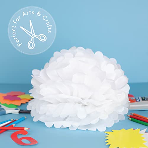 White Tissue Paper for Gift Bags, 225 Sheets of 20 x 20 Inches Bulk Tissue Paper for Packaging- Includes 225 Sheets Premium White Tissue Paper Bulk Pack, Wrapping Tissue Paper (Bulk Pack 225 Count)