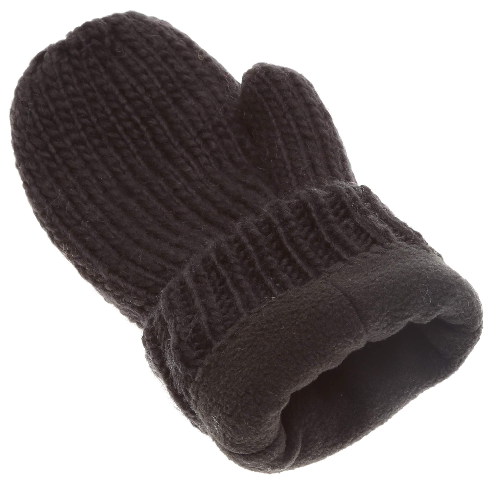 MIRMARU Women’s Warm Winter Gloves Cozy Soft Cable Knit Mittens with Fleece Lining (Purple)