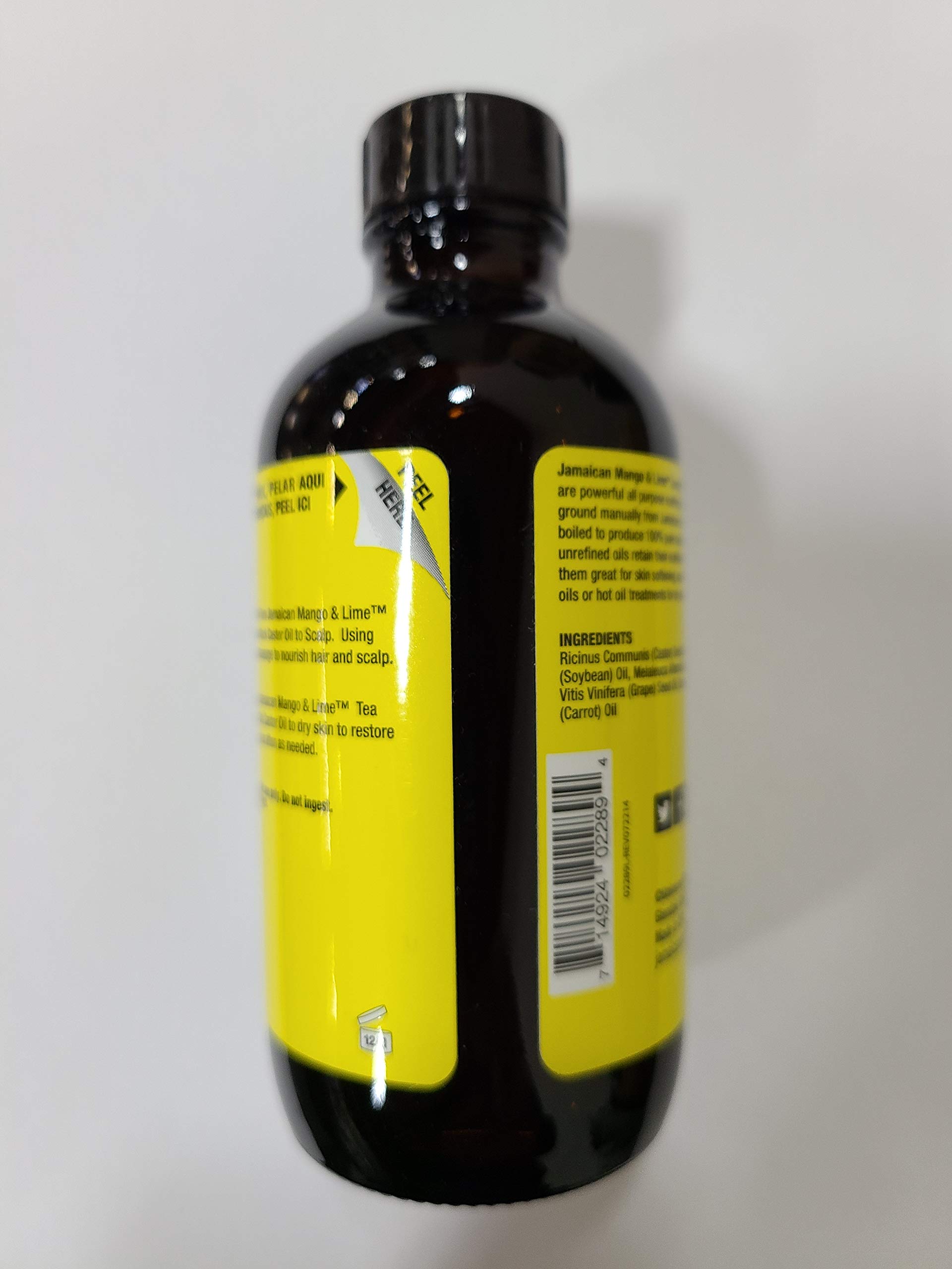 Jamaican Mango & Lime Tea Tree Black Castor Oil 4 oz