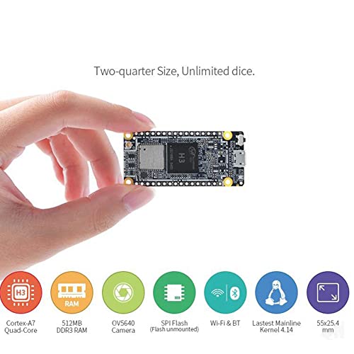 STACEY for NanoPi DUO2 Development Board +-USB Cable+Antenna 512M DDR3 Allwinner H3 WiFi Bluetooth Core IoT Module Spare Parts
