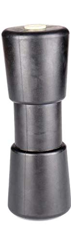 LIAULIADLL 10 Inch Heavy Duty Boat Trailer Roller, Rubber Shaft Keel, Black