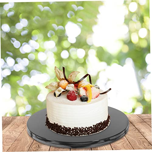 UKCOCO Rotary turntable base cookie lazy susans cake plate turntable cake making accessories turn table swivel base spices turntable hardwares to rotate household plastic turntable rack