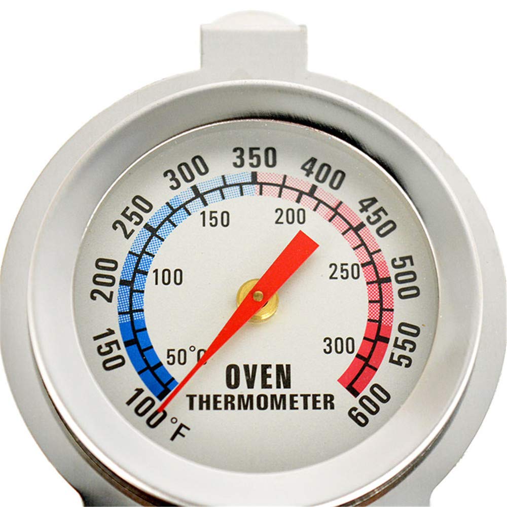 Oven Thermometer,100-600F/50-300°C Instant Read Large Dial Oven Thermometer - Proaccurate Stainless Steel Grill Thermometer for Kitchen Cooking Baking BBQ