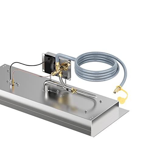Skyflame 1/2" ID Natural Gas Conversion Hose Kit (12FT) with Quick Connect/Disconnect Fittings for BBQ, Grill, Fire pit, Pizza Oven, Patio Heater and More NG Appliance, 50K BTU