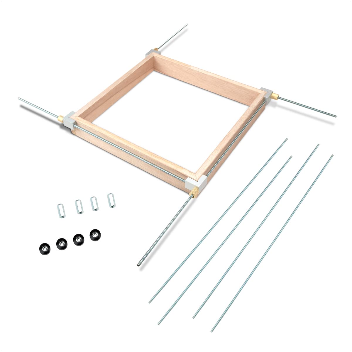 POWERTEC 71414V Aluminum Quick Release Corner Framing Clamp Kit, 1 Set (24-pc)
