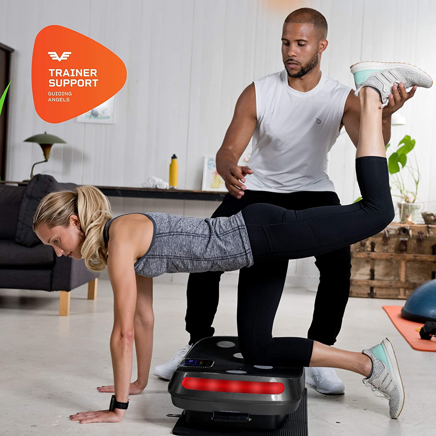 LifePro Rumblex 4D Vibration Plate Exercise Machine - Triple Motor Oscillation, Linear, Pulsation + 3D/4D Vibration Platform
