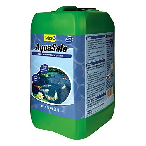 TetraPond AquaSafe 101.4 Ounces, Makes Tap Water Safe For Pond Fish