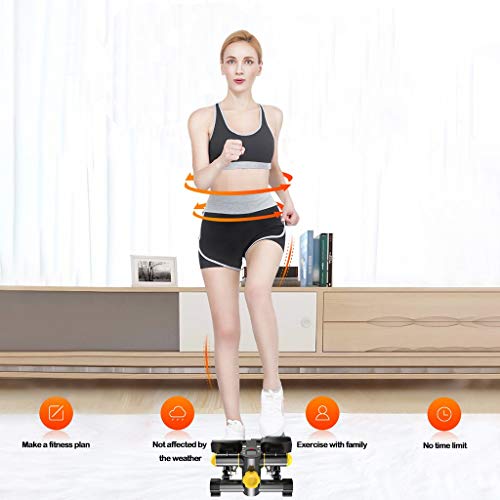 Kusou Step Machines Professional Cardio Training Stair with Resistance Bands Silent Home Exercise Fitness Mountaineering Multi-Function