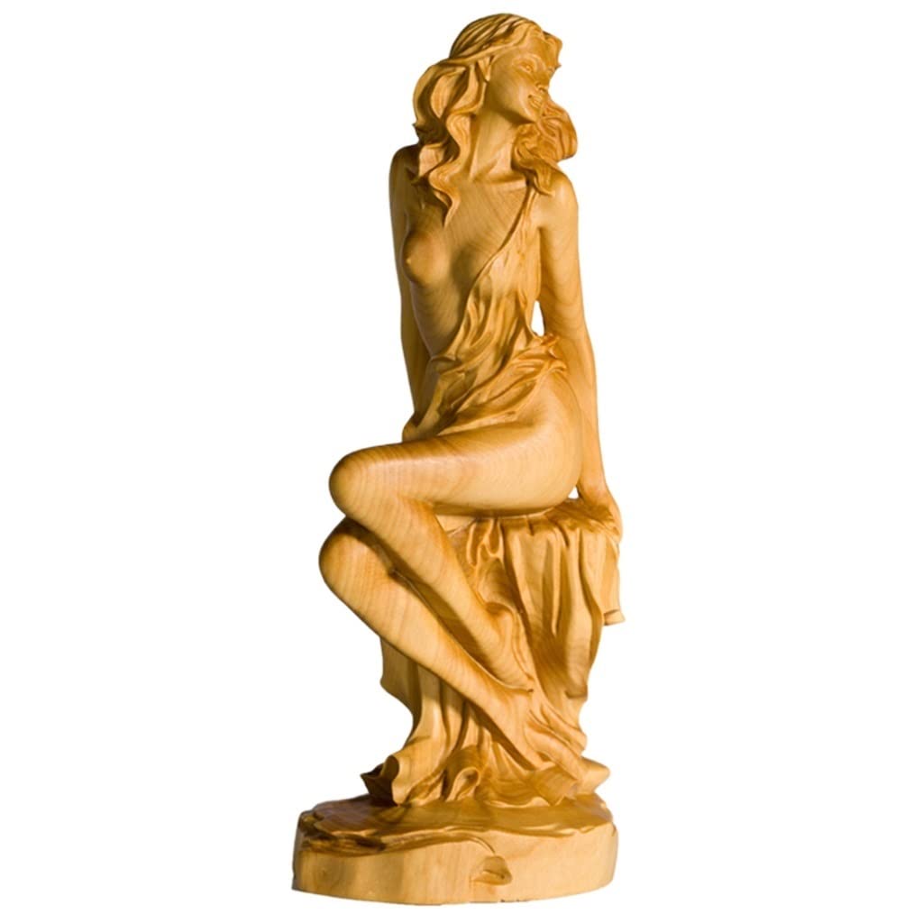 SLNFXC Car Decoration Boxwood Carving Crafts Decoration Solid Wood Carving Home Textiles