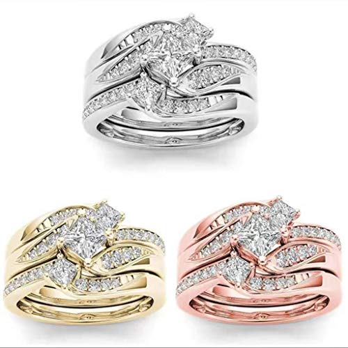 Ring Round Diamond Tw-i_st Ring Wedding Gift Accessory Rings Valenties Day Gift