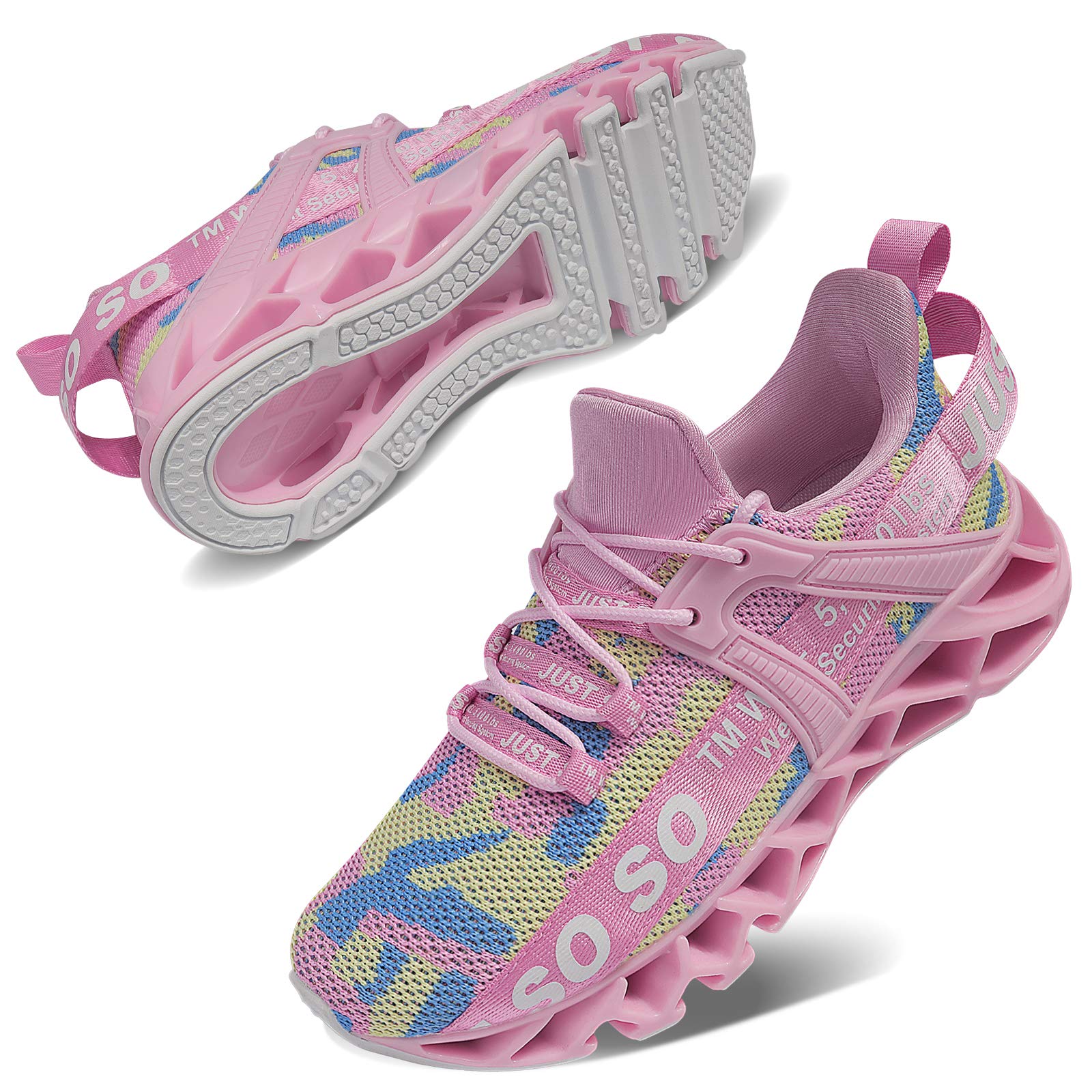 JointlyCreating Walking Shoes for Women Casual Lace Up Lightweight Tennis Running Shoes