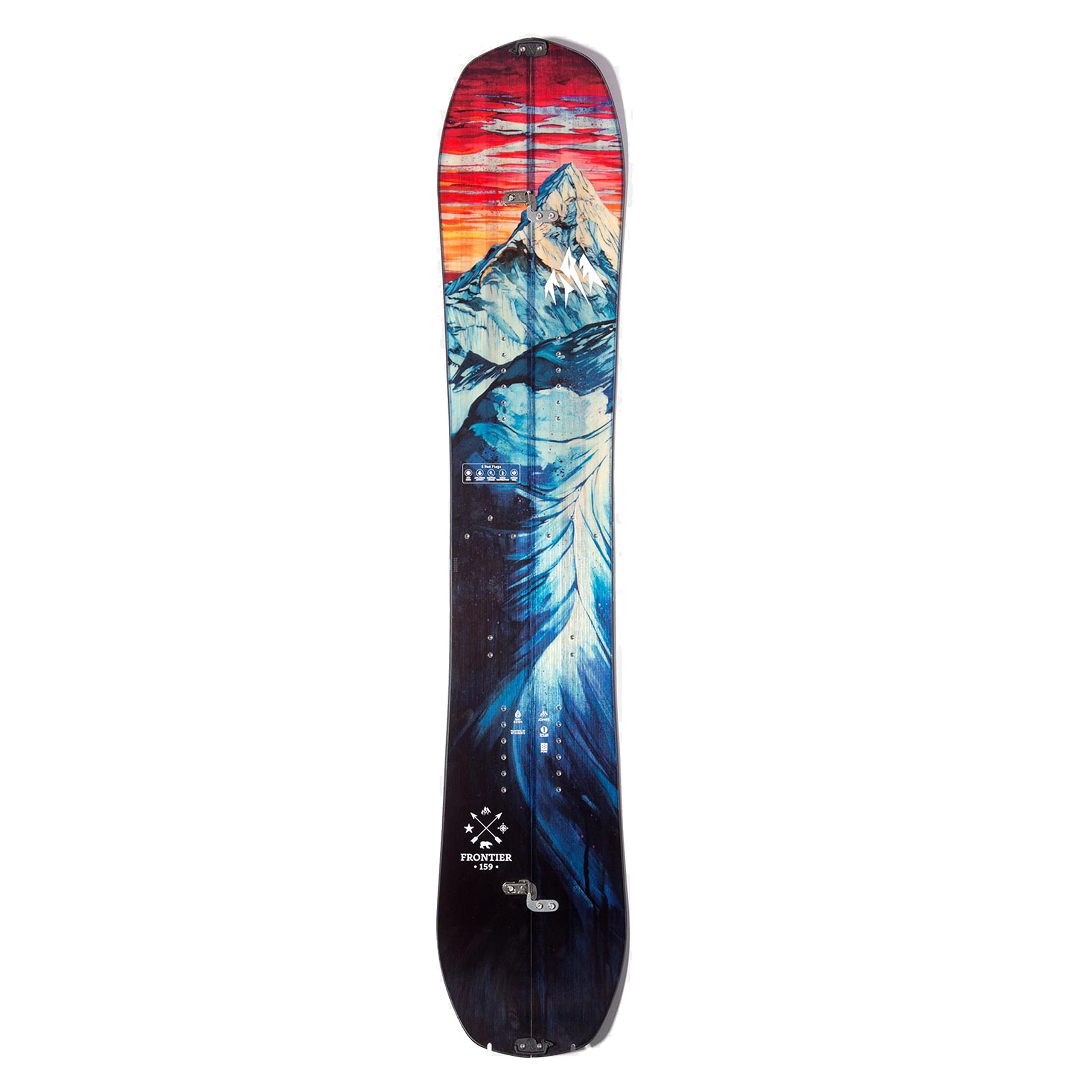 JONES Snowboards Men’s Frontier Splitboard, Directional Freeride,158cm, Wide