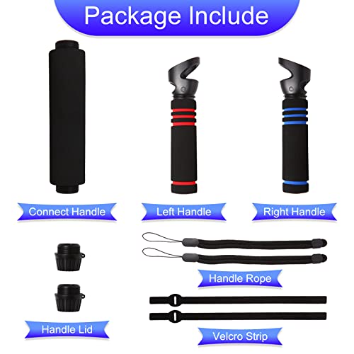 VR Beat Saber Handles,Upgraded VR Dual Handles Extension Grips and Long Stick Handle for Meta/Oculus Quest 2 Controller Playing BeatSaber Games and VR Game