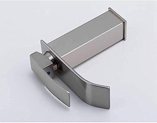 Kitchen Taps Brushed Nickel Bathroom Faucet Waterfall Faucet Single Handle Brass Bath Basin Hot and Cold Water Mixer Tap