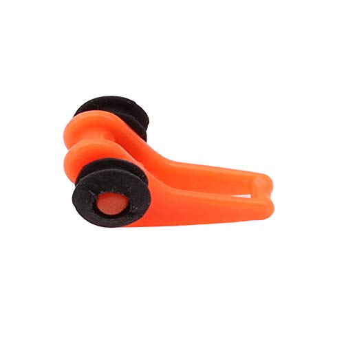 Journey studio 10 Pcs Fishing Hook Keepers Bait Holders Fish Rods Tackle Accessory, As description, Orange