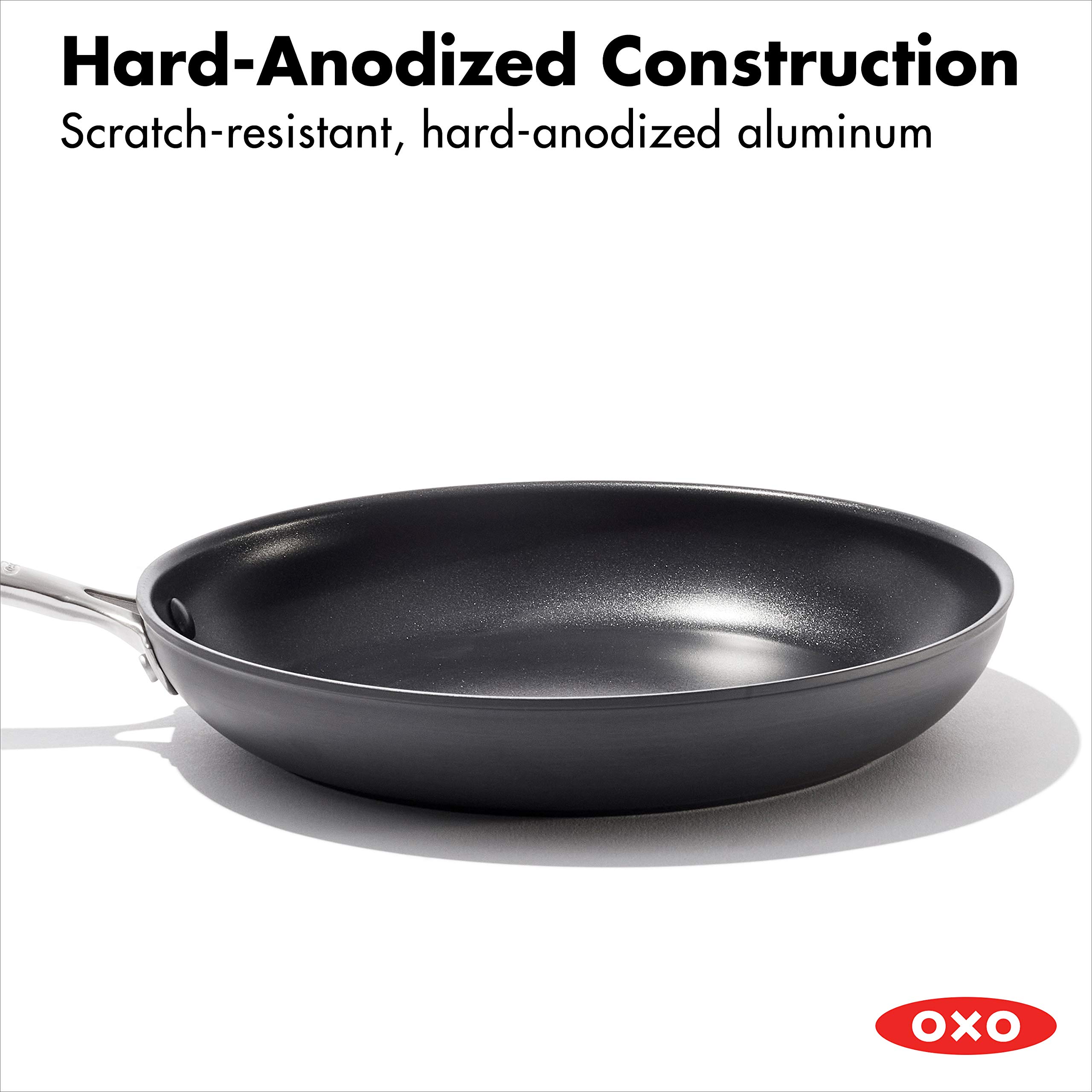 OXO Good Grips Non-Stick Pro Dishwasher safe 10" Open Frypan & Good Grips Non-Stick Pro Dishwasher safe 12" Open Frypan