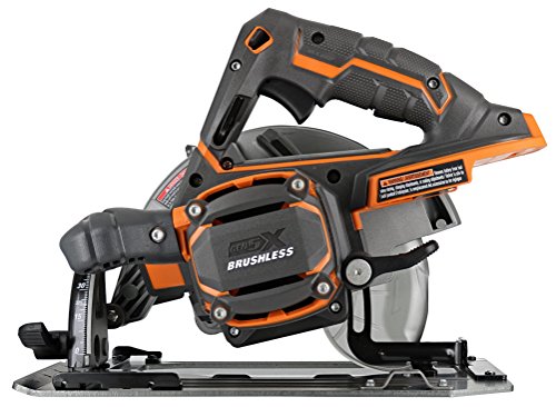 Ridgid R8653 Gen5X Brushless 18V Lithium Ion Cordless 7 1/4 Inch 3,800 RPM Circular Saw with Bevel and Depth Adjustment (Batteries Not Included, Power Tool Only)