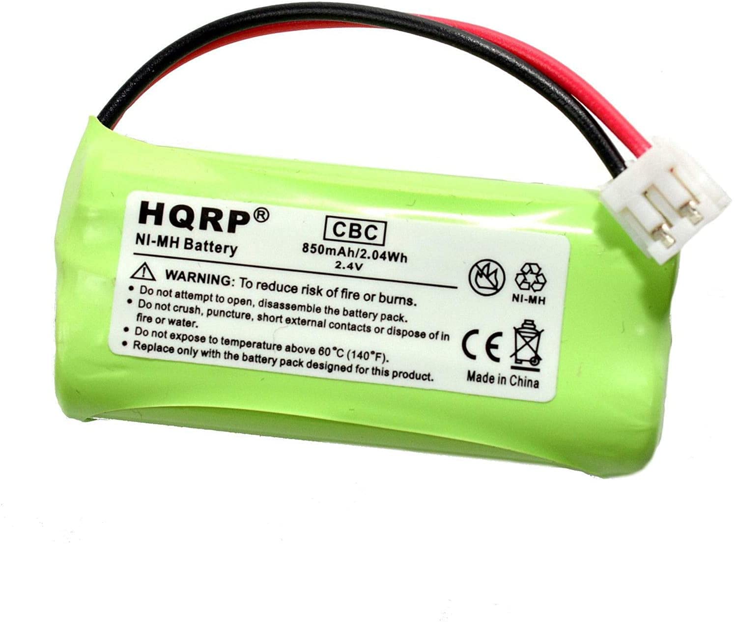 HQRP Phone Battery Compatible with Sanik 2SV-AAA65H-S-J1 2SN-AAA65H-S-J1 General Electric GE 5-2826 28871 28871FE2-A 5-2814/52814, 28811 28811FE2-A 28811FE2 28851 27902 27950 27951 Cordless Telephone