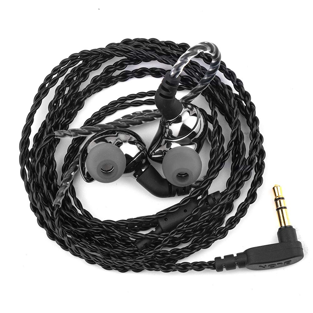 Linsoul BLON BL05S HiFi 10mm Carbon Diaphragm Dynamic Driver in-Ear Earphone IEM with 0.78mm 2pin Detachable Cable (with mic, BL05S-Green)