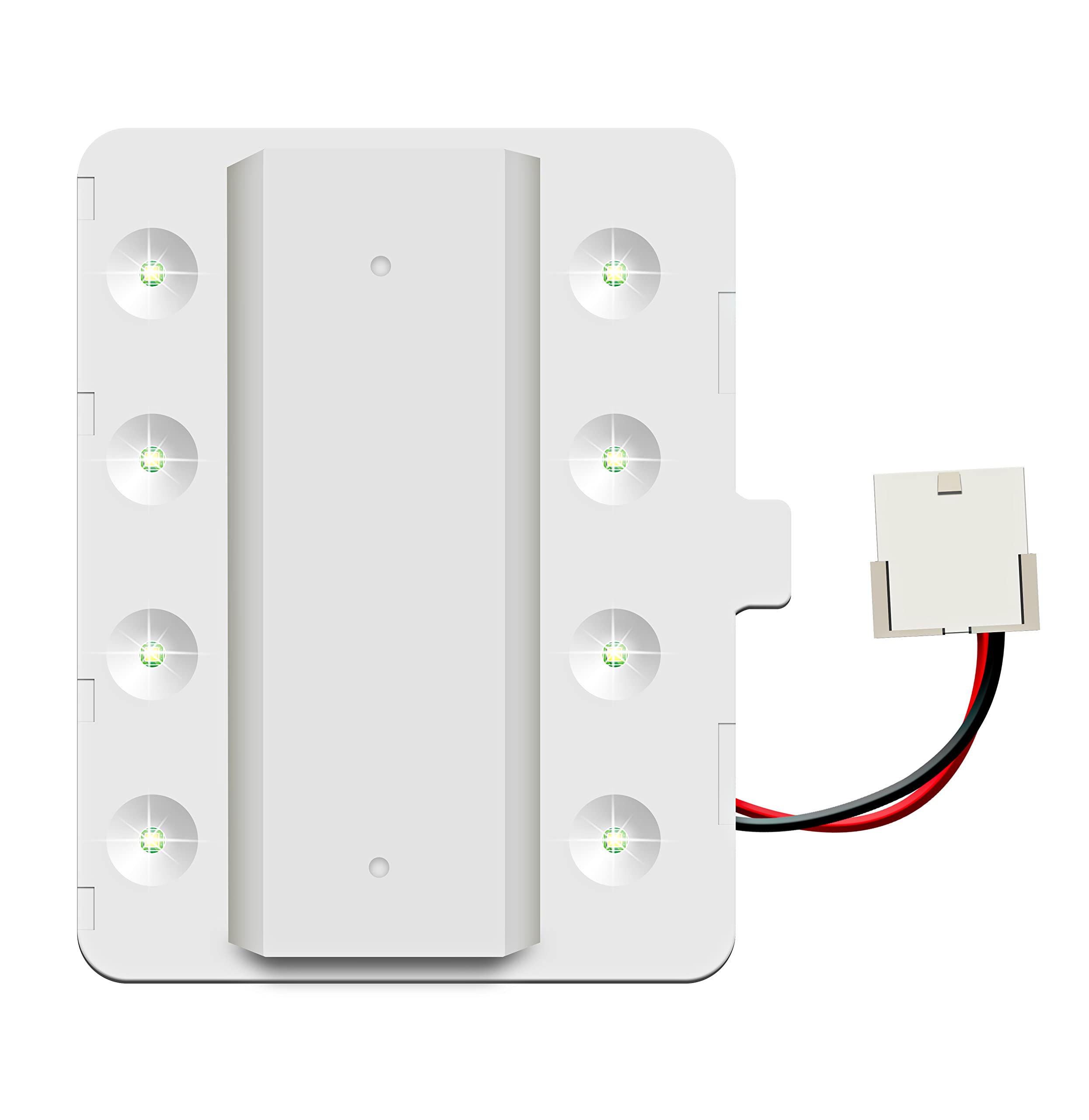HPUY W11043011 Refrigerator LED Light Module Compatible for Whirlpool Kenmore Maytag Amana Ikea Refrigerator, Replace Q184G2 W10866538 EAP12070396 4533926 PS12070396 AP6047972 with Cover