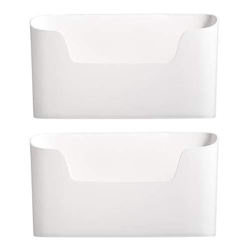 TwhqxjCN Set of 2 Refrigerator Side Shelf Multi Purpose Cabinet Door Storage Rack Space Saving Kitchen Fridge Organizers Box