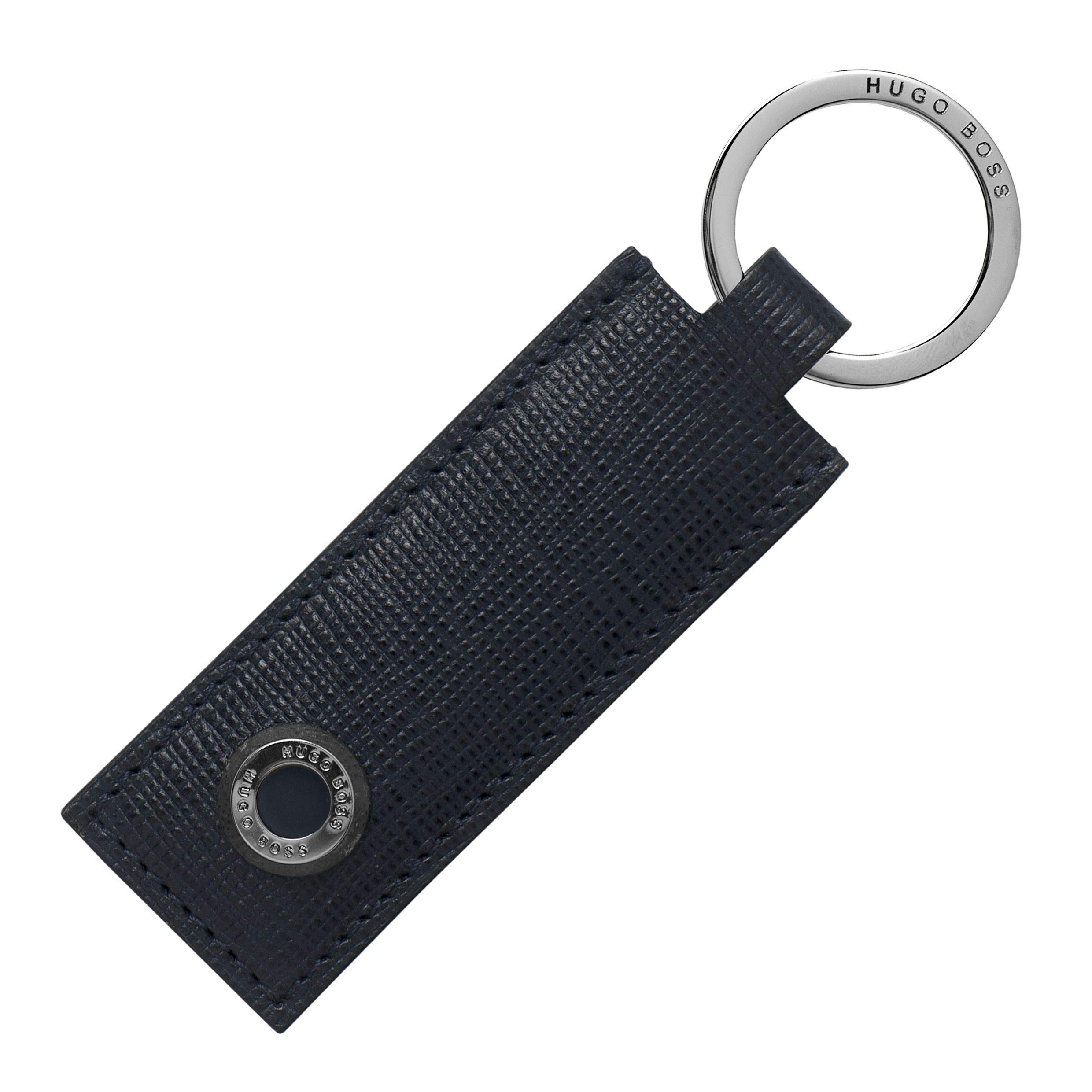 HUGO BOSS Tradition Keyring, 8 cm, Grey
