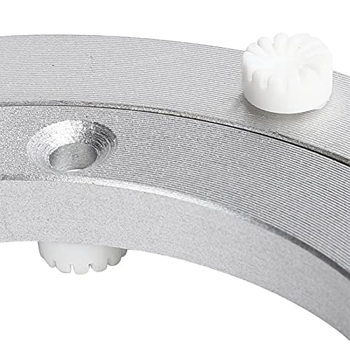 Silent Turntable Plate Table Bearing Rotating Tray - Improved Mute Aluminum Alloy Hardware - Stable and Non-Slip Lazy Susan Hardware Turntable Bearing(5 In)