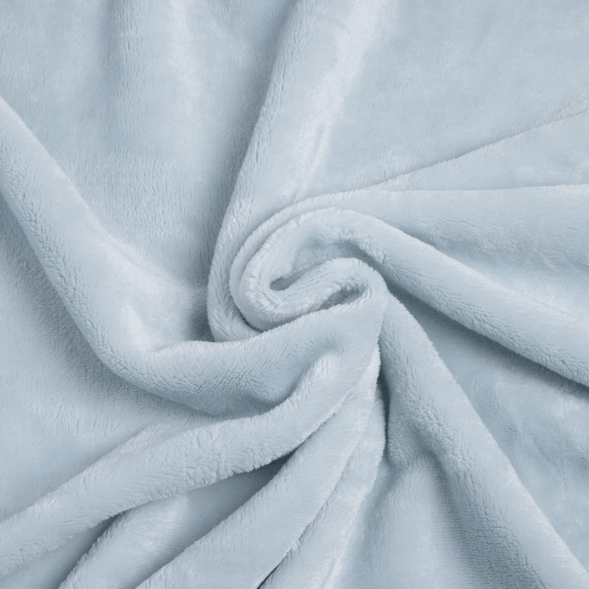 Rae Dunn Baby Blanket, Cozy, Super Soft, Fuzzy Throw Blanket for Newborn, Infant, Toddler, Receiving Blanket, Blankets for Crib, Stroller, Blue