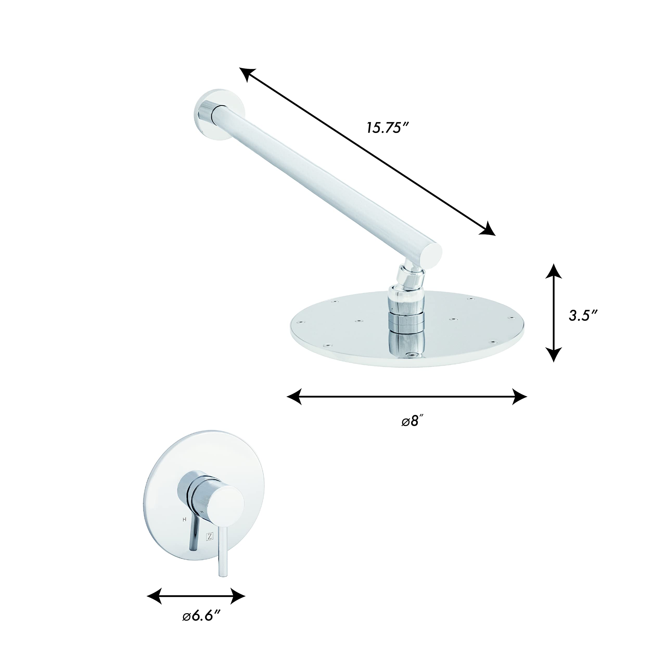 ZLINE El Dorado Shower Faucet in Chrome (ELD-SHF-CH)