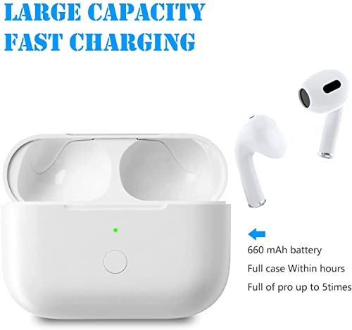 Wireless Charging Case Replacement Air Pod 3 Compatible with AirPods 3rd Generation, for Air Pod 3 rd Charger Wireless Case with Bluetooth NO Earbuds