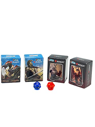 World’s Smallest Magic: The Gathering Exclusive Collector Set Featuring Ajani VS. Nicol Bolas and Heroes VS. Monsters Duel Decks, MTGCollector