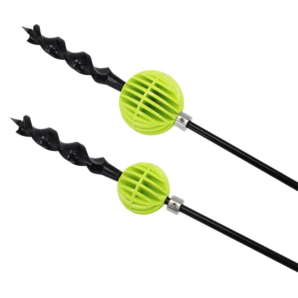 QZATTCAEN Flex Shank Installer Drill Bit Guide Tools/Cable Bit Bumper Balls for 1/4" Shank/in-Wall Drill Guide Kit 1-3/4" & 2-5/16" - S/4+Tool