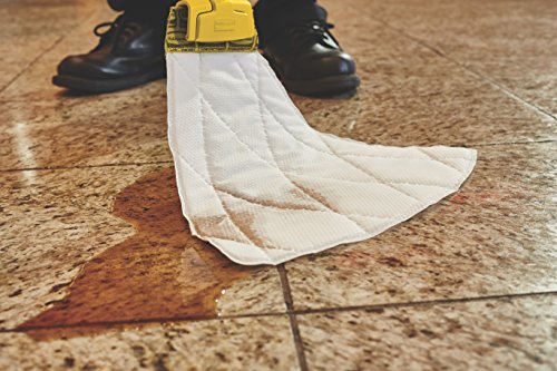 Rubbermaid Commercial Disposable, Highly Absorbant Spill Mop Pads for Spill Mop 2031093, Gray (2017059)(10-Pack)