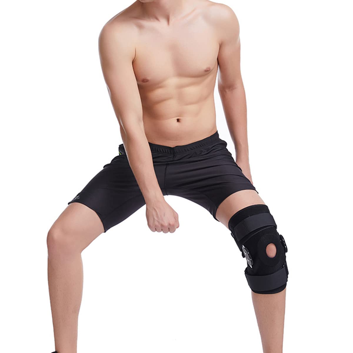 N A Decompression Knee Brace, Adjustable Knee Support Wrap, Pain Relief Swelling and Inflammation, for Knee Pain, Arthritis, ACL,PCL, Meniscus Tear, Injuries/Post OP Recovery,Large